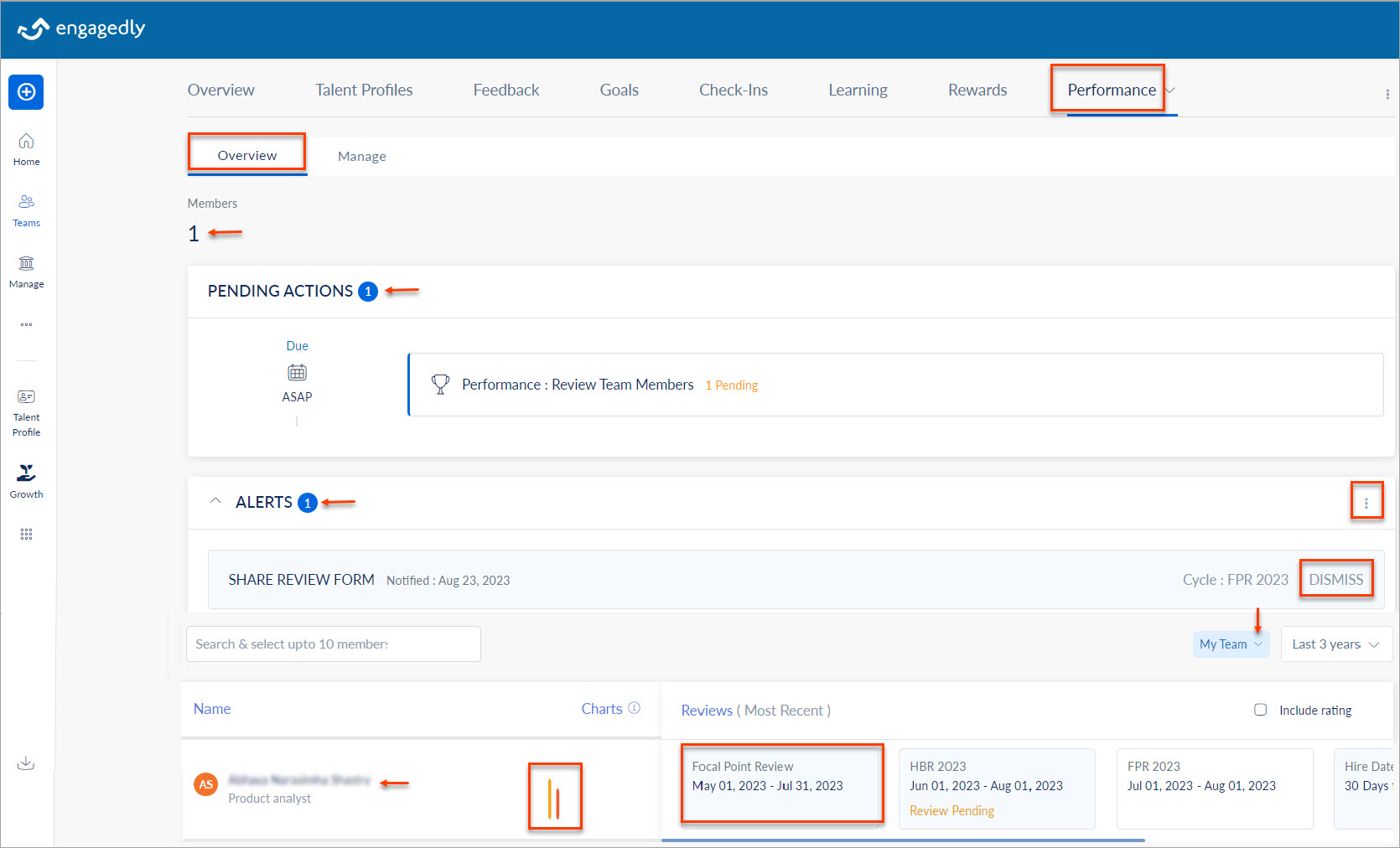 Performance user guide for managers
