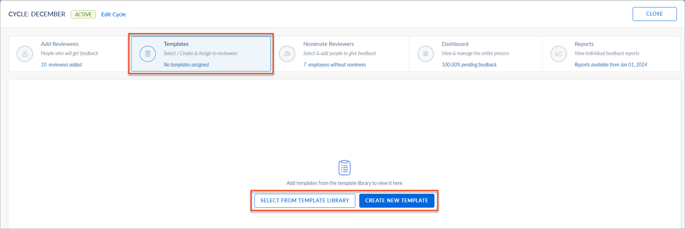 Assign and manage templates